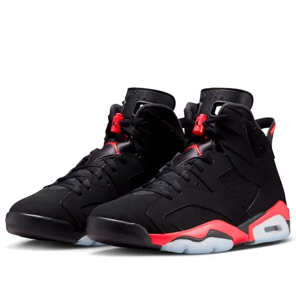 JORDAN 6 Retro Sneaker - Black/crimson