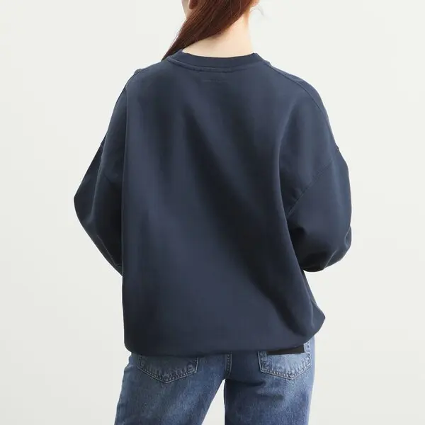 ANINE BING Miles Collegiate Sweatshirt - Navy