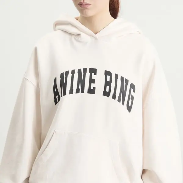ANINE BING Harvey Relaxed Fit Sweatshirt - Pink