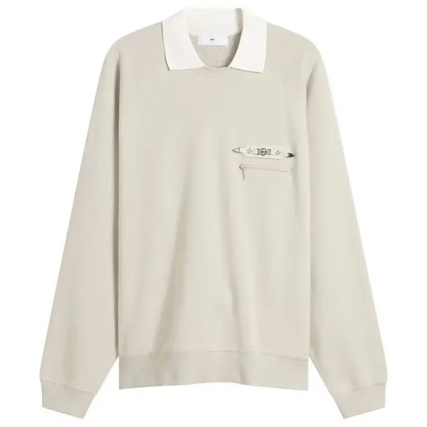 Toga Polo Collar Sweatshirt - Beige