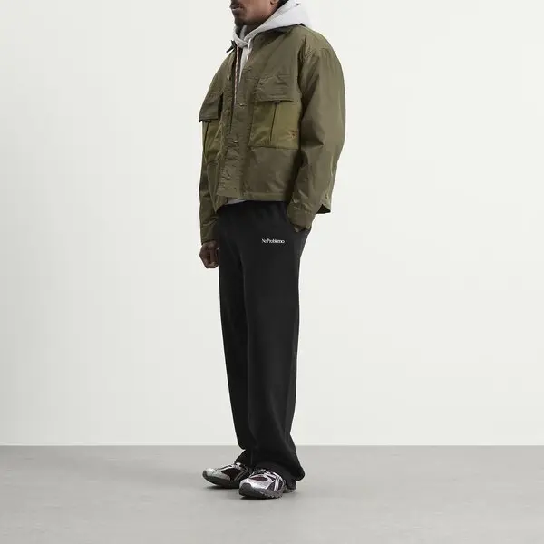 NO PROBLEMO Mini Problemo Straight Sweatpants - Black