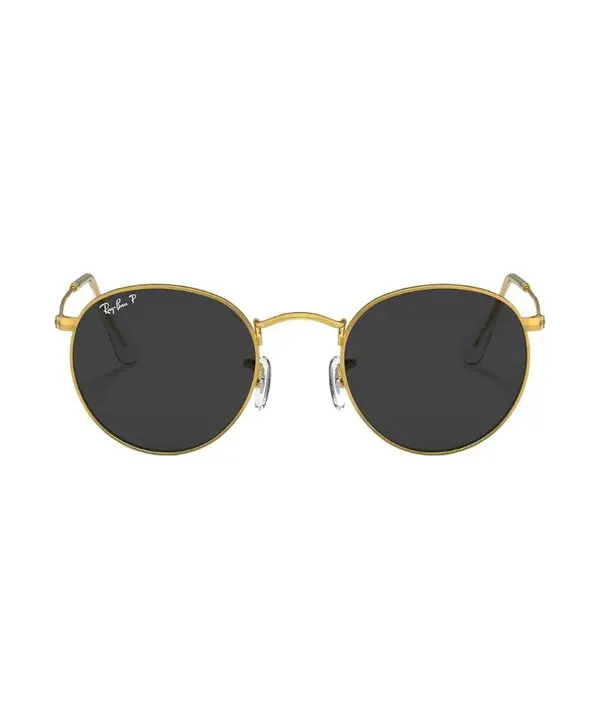 Ray-ban Round Metal Sunglasses - Gold