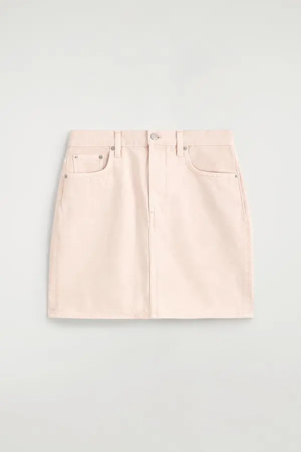 Cos Denim Mini Skirt - Pink