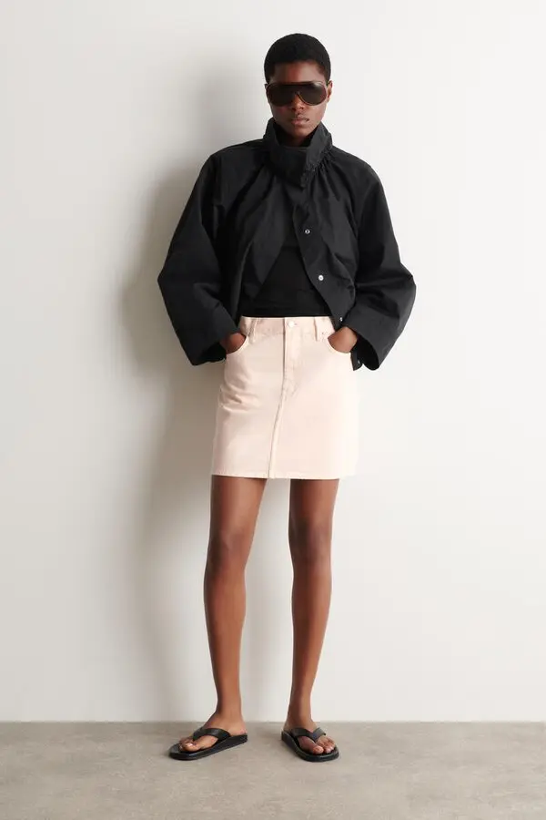 Cos Denim Mini Skirt - Pink