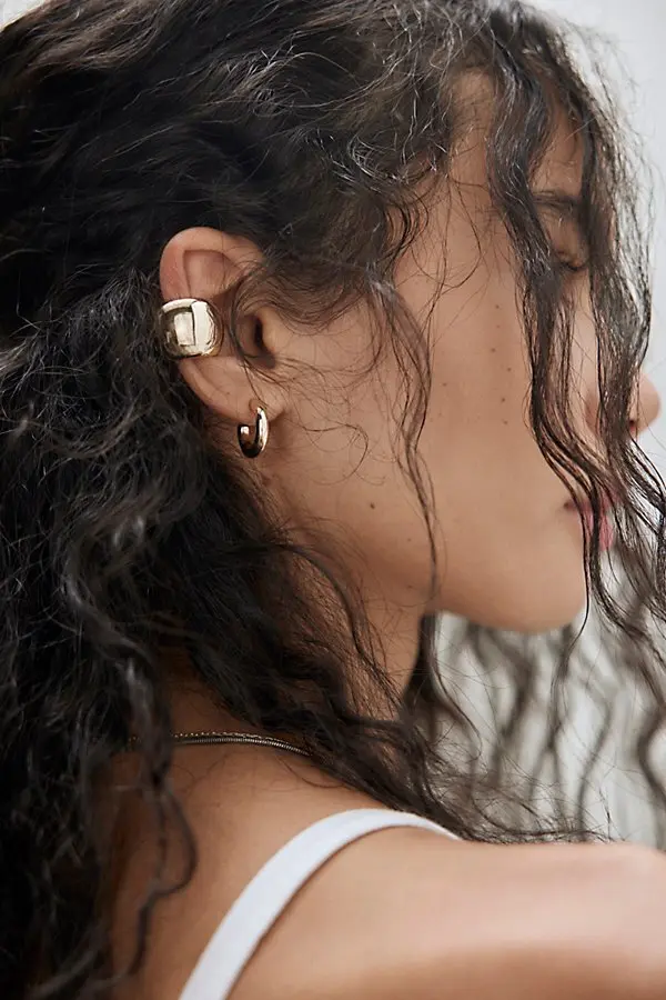 Free People Heather Ear Cuff Set - Gold