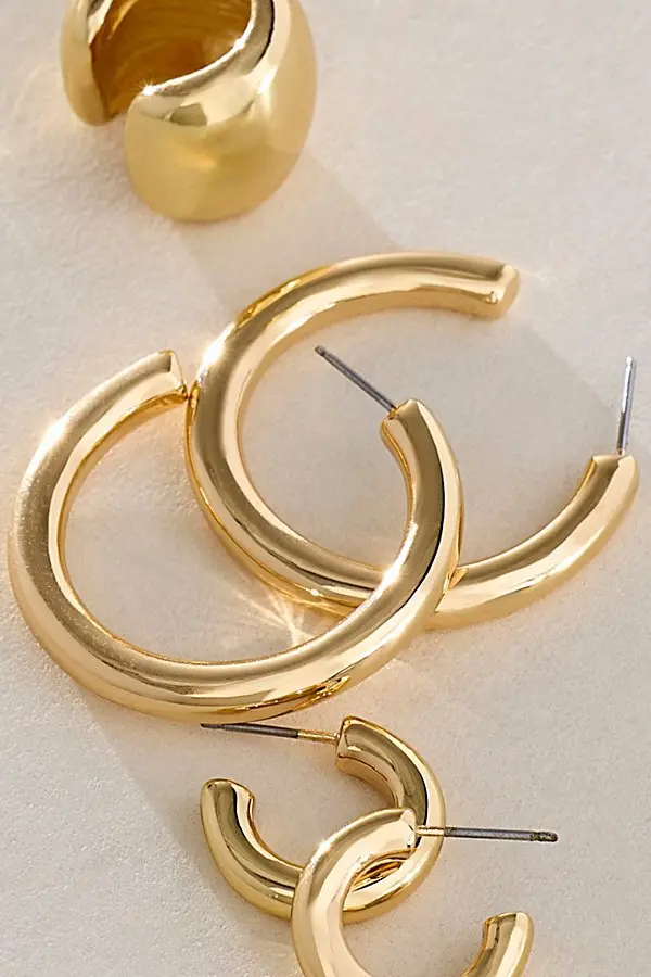 Free People Heather Ear Cuff Set - Gold