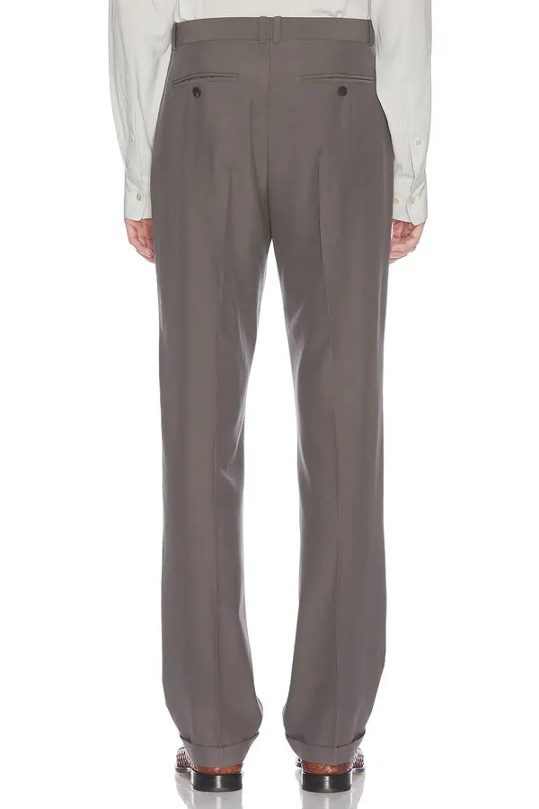 THE ROW Pleated Twill Trousers