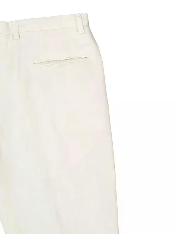 Boglioli Linen Straight Trousers