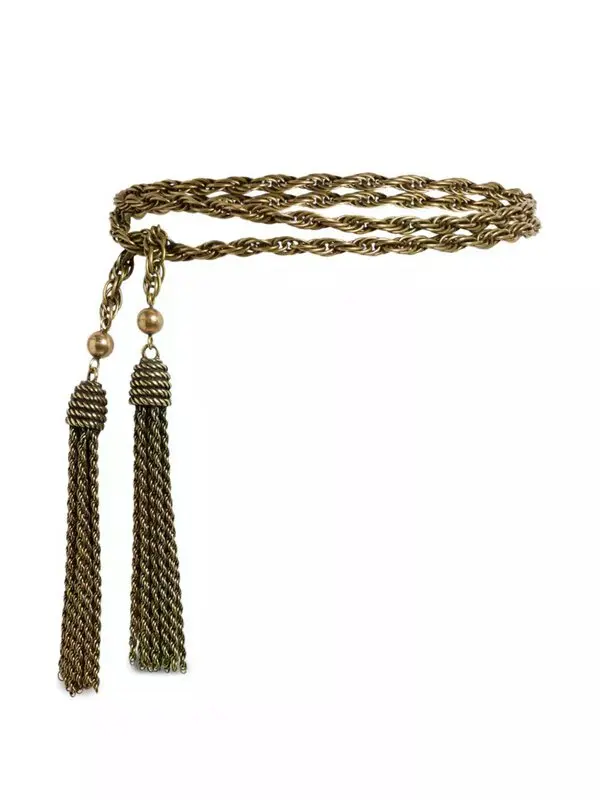 Etro Braided Tassel Belt - Gold