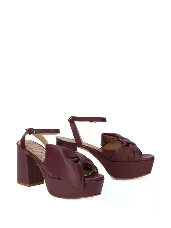 Red Valentino Platform Bow Sandals