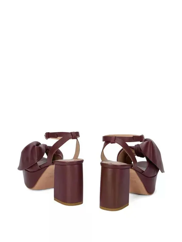 Red Valentino Platform Bow Sandals