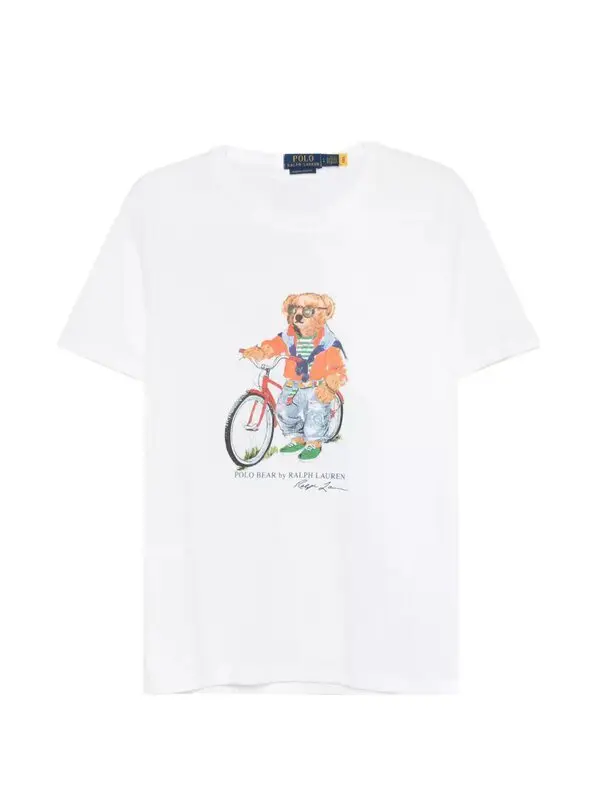 Polo Ralph Lauren Bear-print T-shirt - White