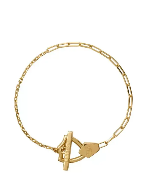 Burberry Shield Chain Link Bracelet - Gold