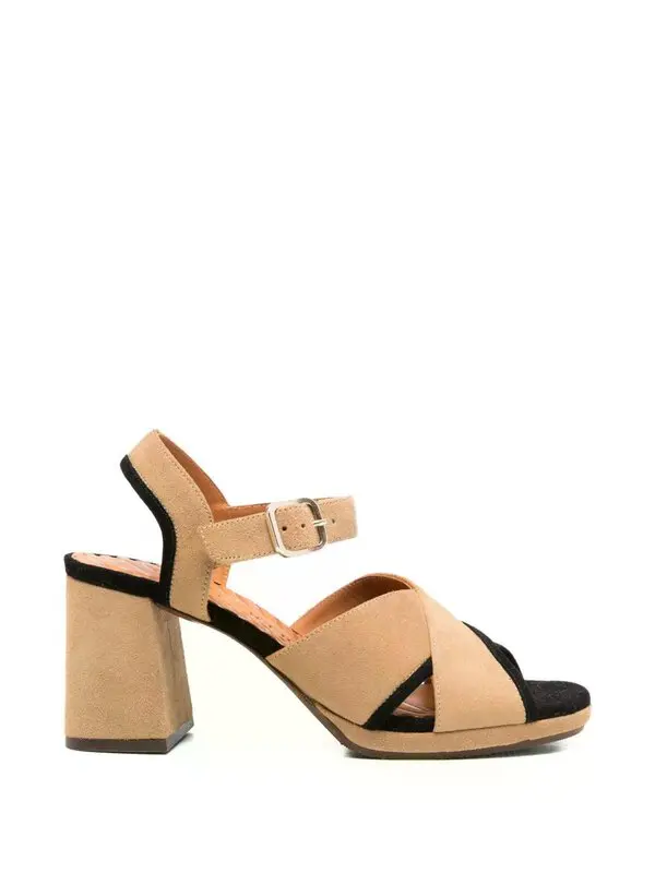 Chie Mihara Oendi Criss-cross Strap Sandals - Neutrals