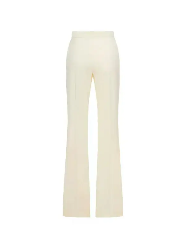 Sportmax Belted Flared Trousers - Neutrals