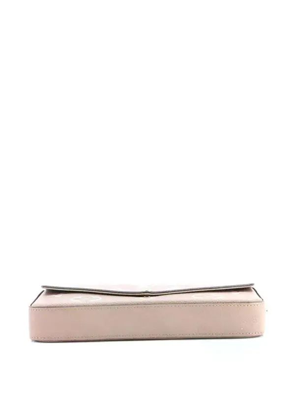 LOUIS VUITTON Felicie Pochette Bicolor Monogram Empreinte Giant - Neutrals