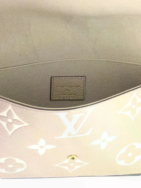 LOUIS VUITTON Felicie Pochette Bicolor Monogram Empreinte Giant - Neutrals