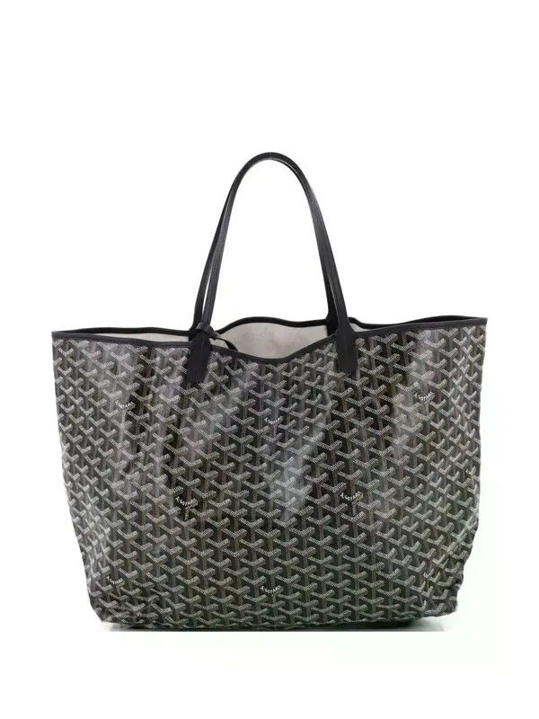 Goyard Saint Louis Coated Canvas Gm Tote Bag - Black