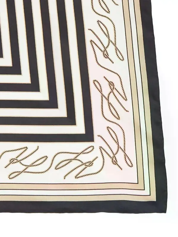 Karl Lagerfeld K/autograph Silk Scarf - Neutrals