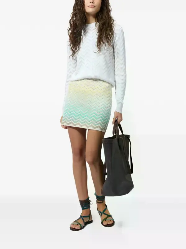 Missoni Chevron Knit Skirt