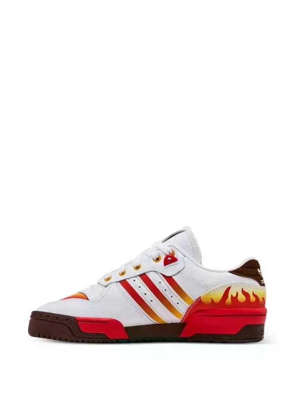 Adidas X Demon Slayer Rengoku Rivalry Low Flame Sneakers - White