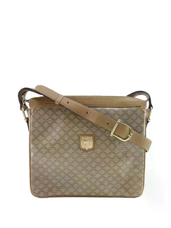 Celine 20th Century Macadam Coated Canvas Crossbody Bag