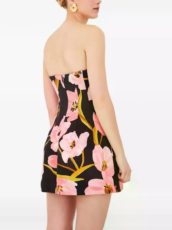 Cara Cara Ines Strapless Mini Dress - Black