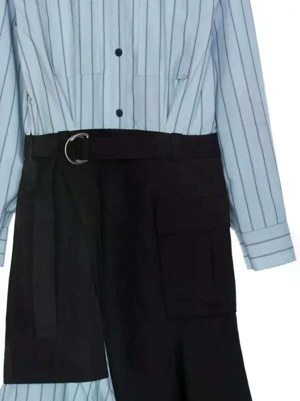 3.1 Phillip Lim Striped Belted Dress