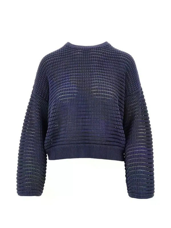 Emporio Armani Perforated Knit Sweater