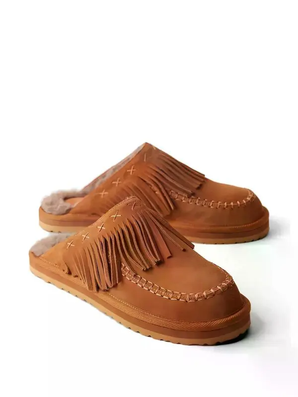 Free People Fringe Mules