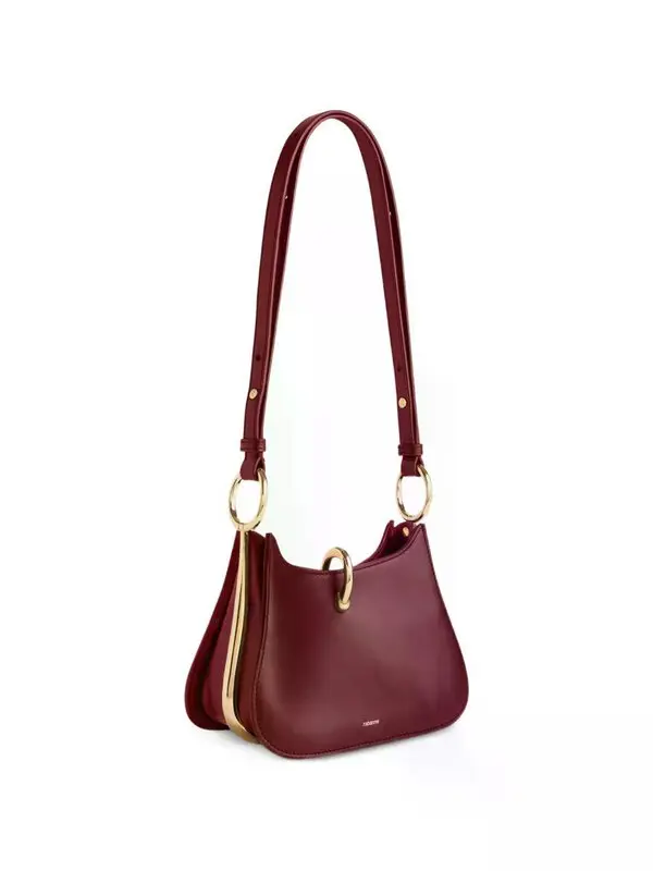 Rabanne Small Ring Shoulder Bag - Red
