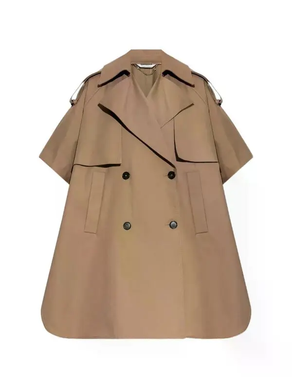 Max Mara Buttoned Cape Coat