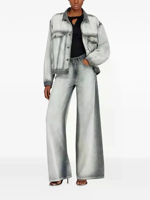 DIESEL® 1978 D-akemi Wide-leg Jeans - Black