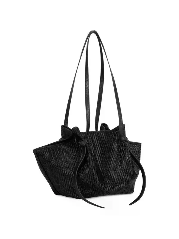 Yuzefi Mochi Knot-detail Shoulder Bag - Black