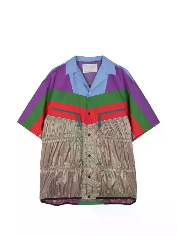 Kolor Panelled Zip Shirt