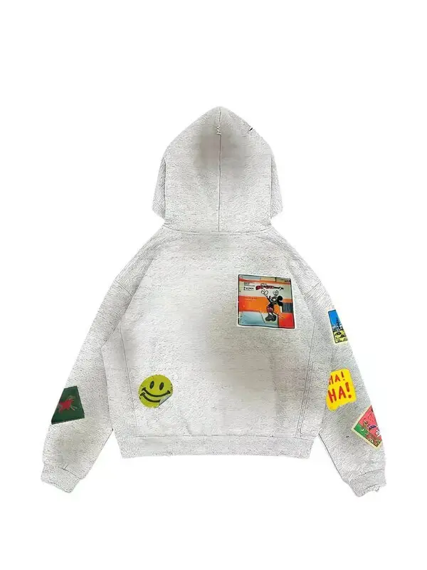 ALL HUMAN Patches Zip Hoodie