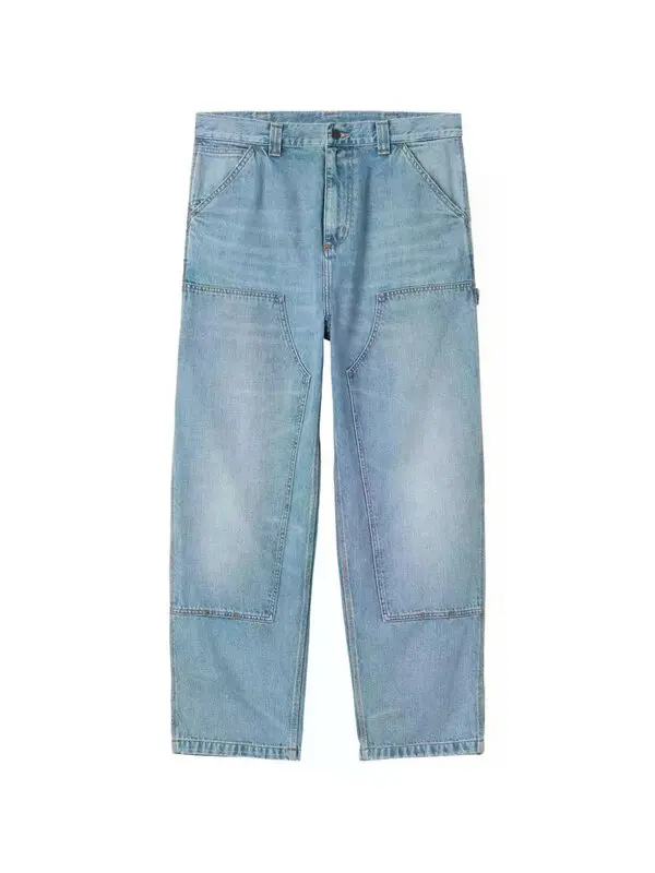 Carhartt Work In Progress Og Double Knee Denim Trousers - Blue