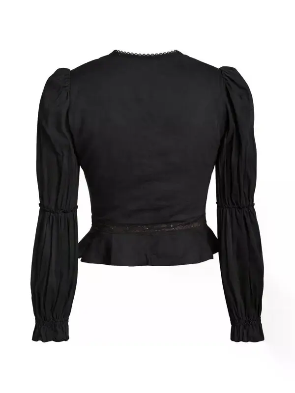 REFORMATION Meadowlark V-neck Blouse