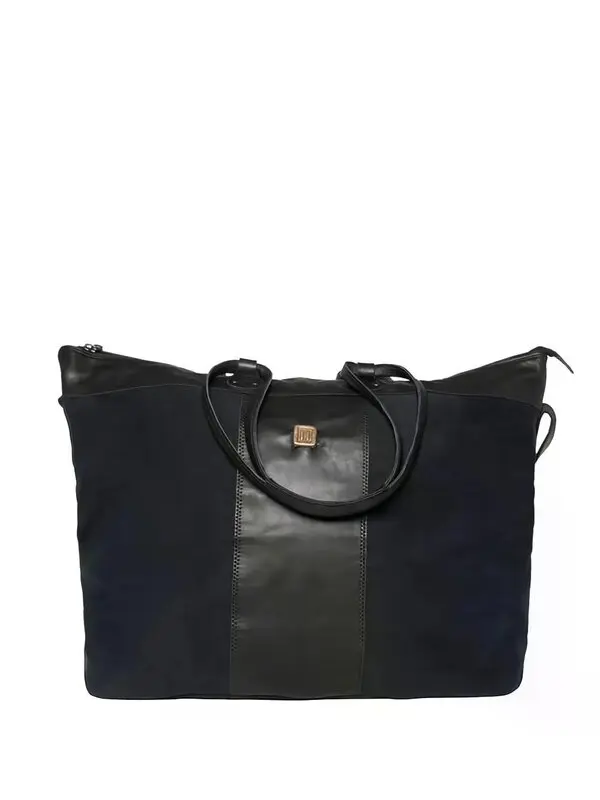 HANNES ROETHER Leather-paneled Messenger Bag - Black