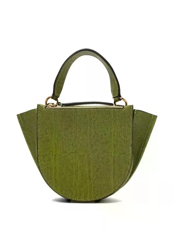WANDLER Hortensia Lizard-effect Tote
