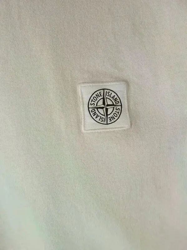 Stone Island Ribbed Patch Round Neck T-shirt
