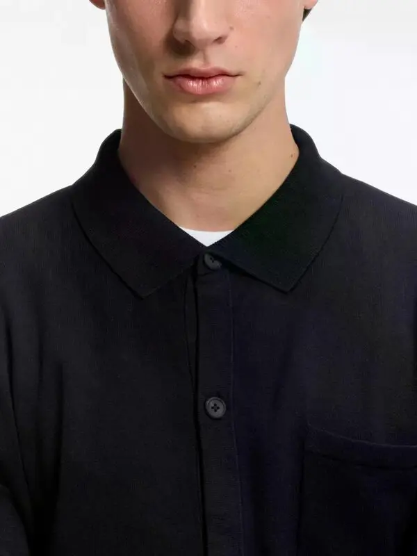 Hugo Front-pocket Cardigan - Blue
