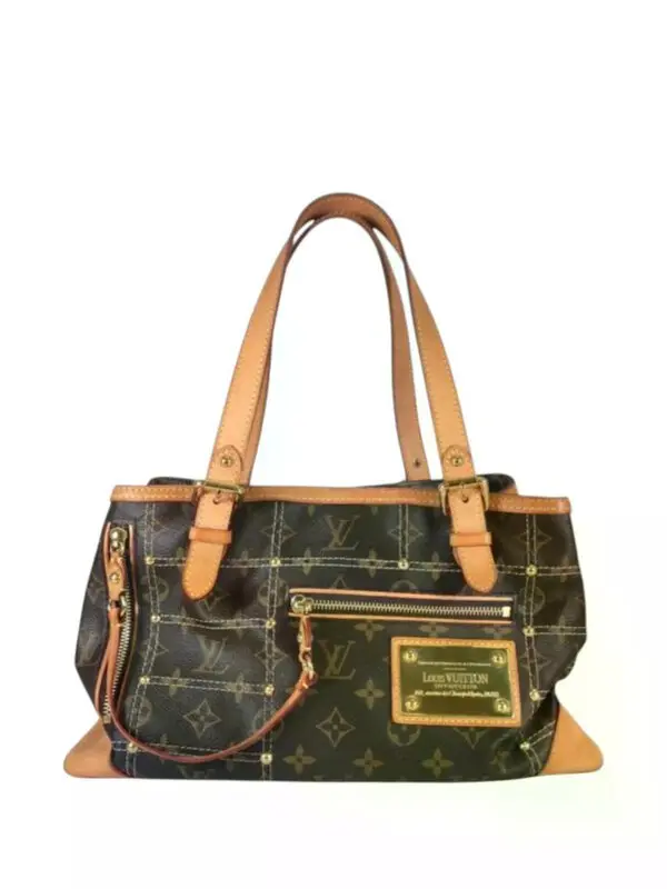 LOUIS VUITTON 2007 Monogram Sac Riveting Shoulder Bag