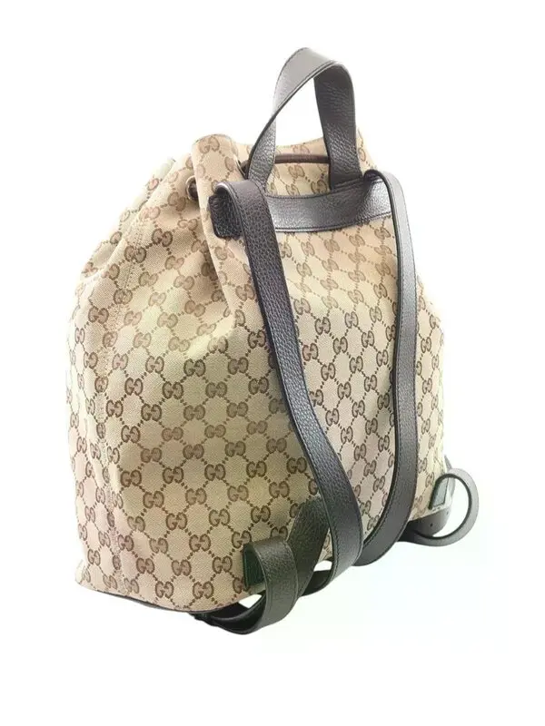Gucci 2000-2015 Gg Canvas Drawstring Backpack