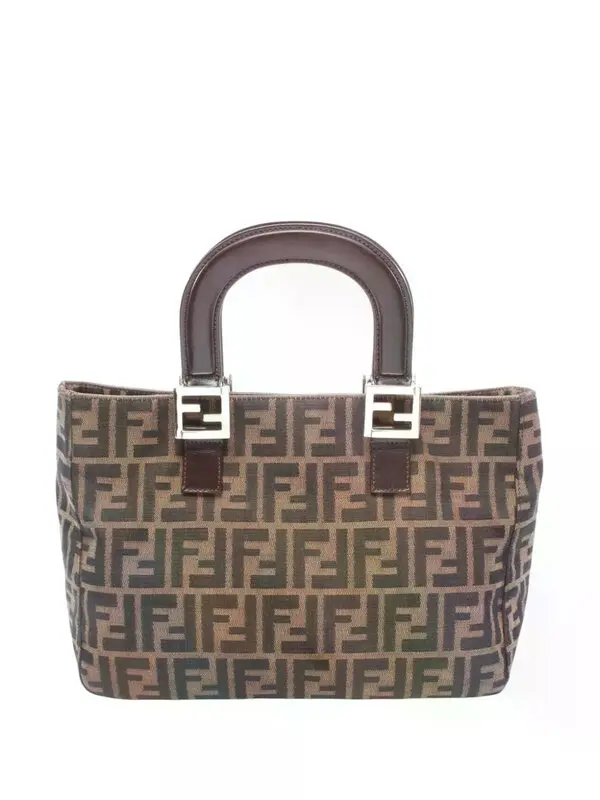 Fendi 2000-2010 Zucca Canvas Handbag