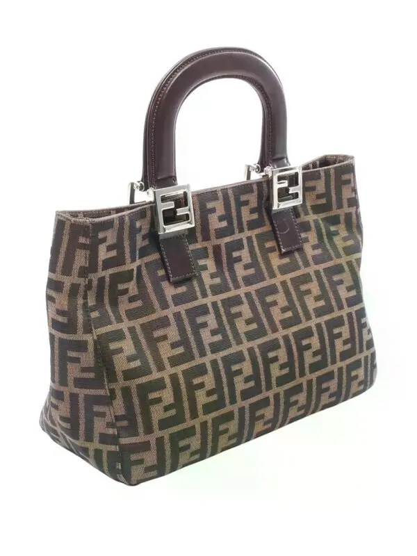 Fendi 2000-2010 Zucca Canvas Handbag