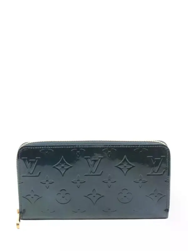 LOUIS VUITTON 2009 Monogram Vernis Zippy Long Wallets