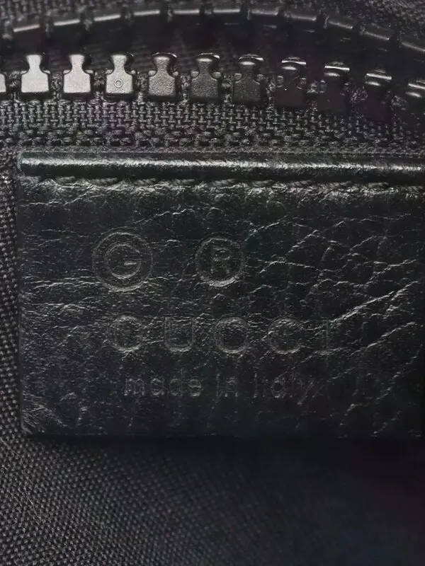 Gucci Gg Nylon Web Crossbody Bag - Black