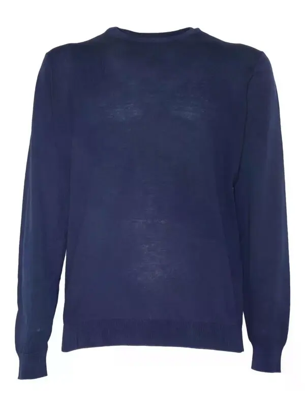 FILIPPO DE LAURENTIIS Crew-neck Long-sleeve Cotton T-shirt