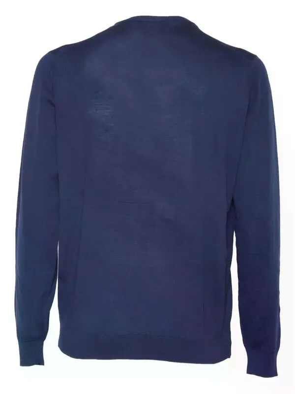 FILIPPO DE LAURENTIIS Crew-neck Long-sleeve Cotton T-shirt